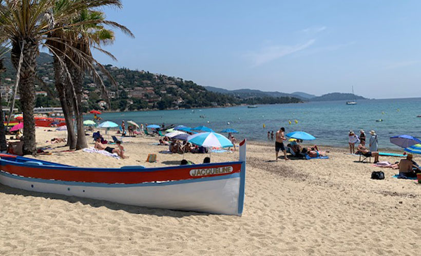 Plage Saint-Clair | Lavandou | Webcam | Accès